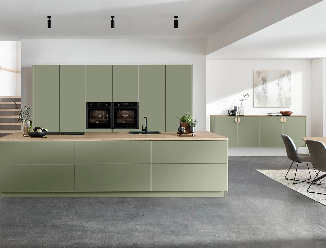 Groene keuken: veelzijdig, trendy en stijlvol